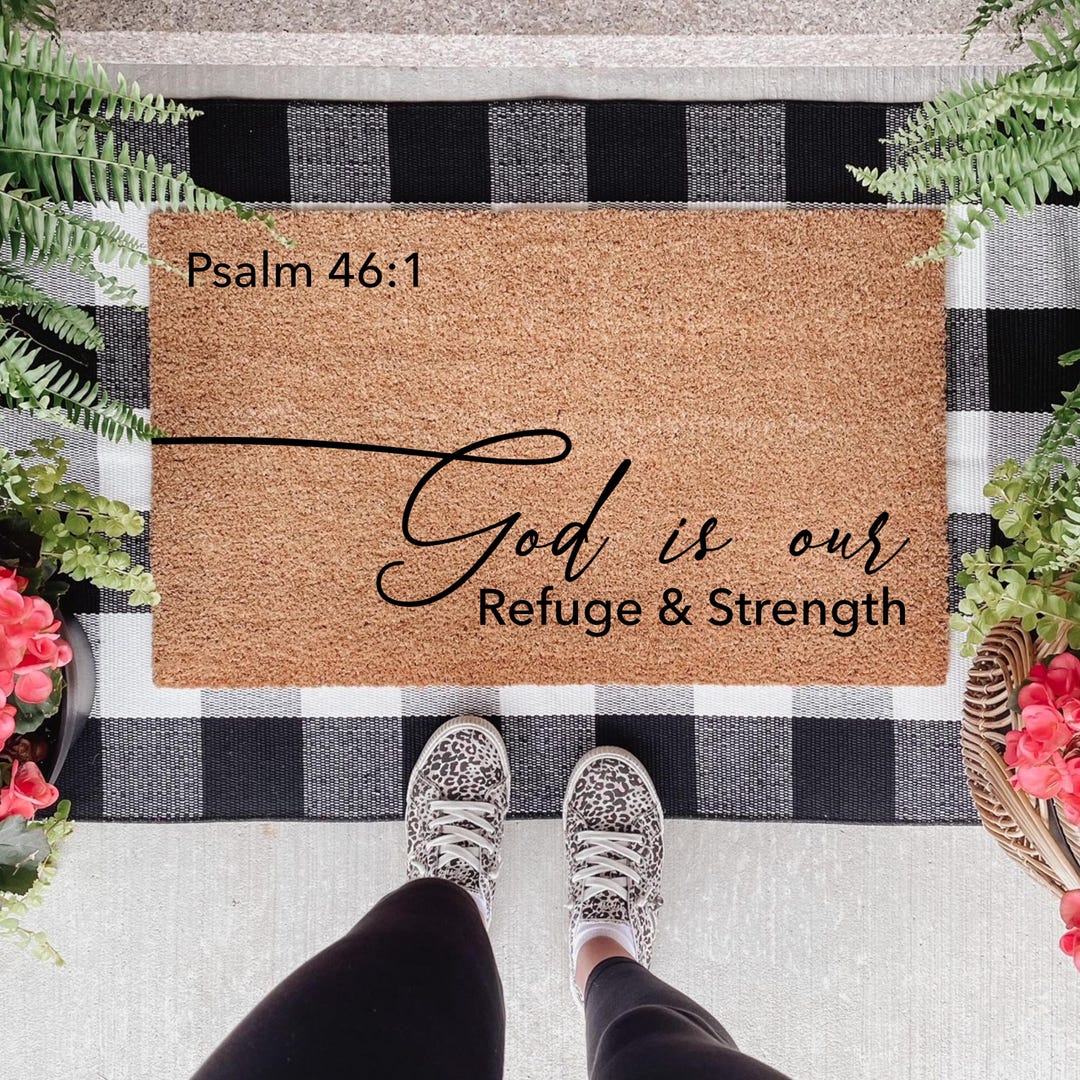Charlie Kirk Bible Psalm Doormat: Christian American Doormat, Charlie ...