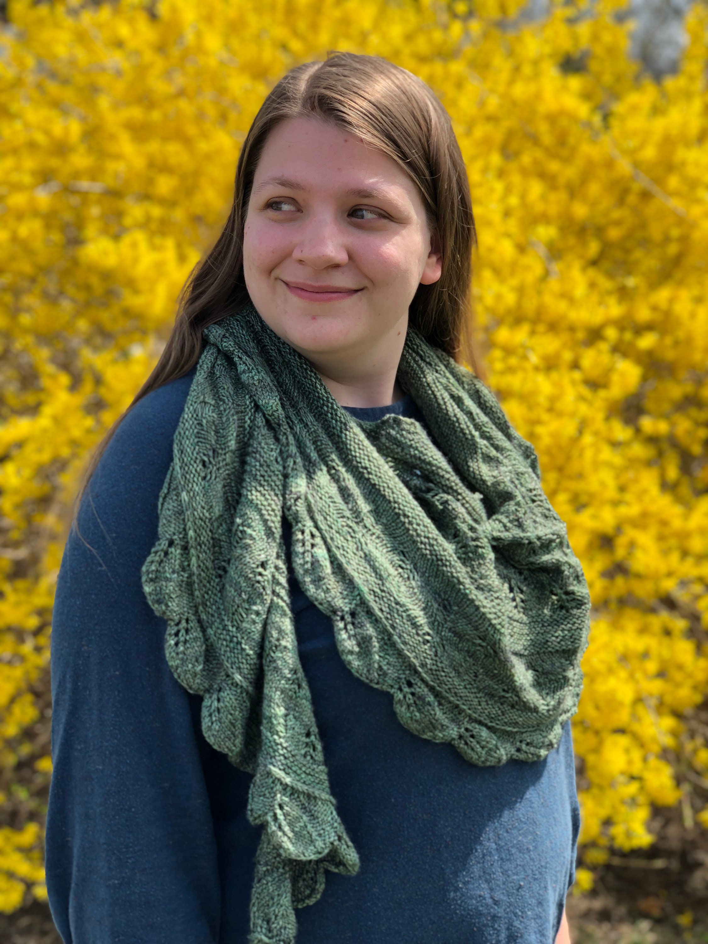 Willow Shawl Knitting Pattern - Etsy