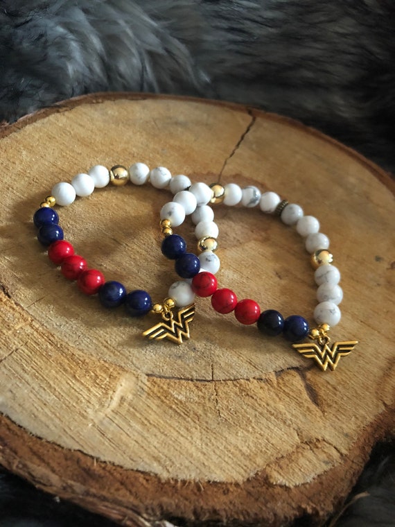Wonder Woman Charm Bracelet Etsy