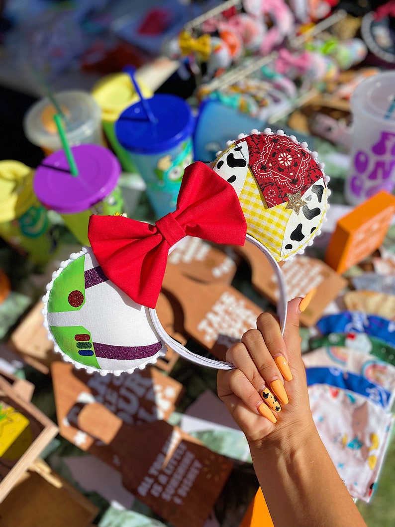 Toy Story Mickey Ears Toy Story Keychain Mickey Ears - Etsy