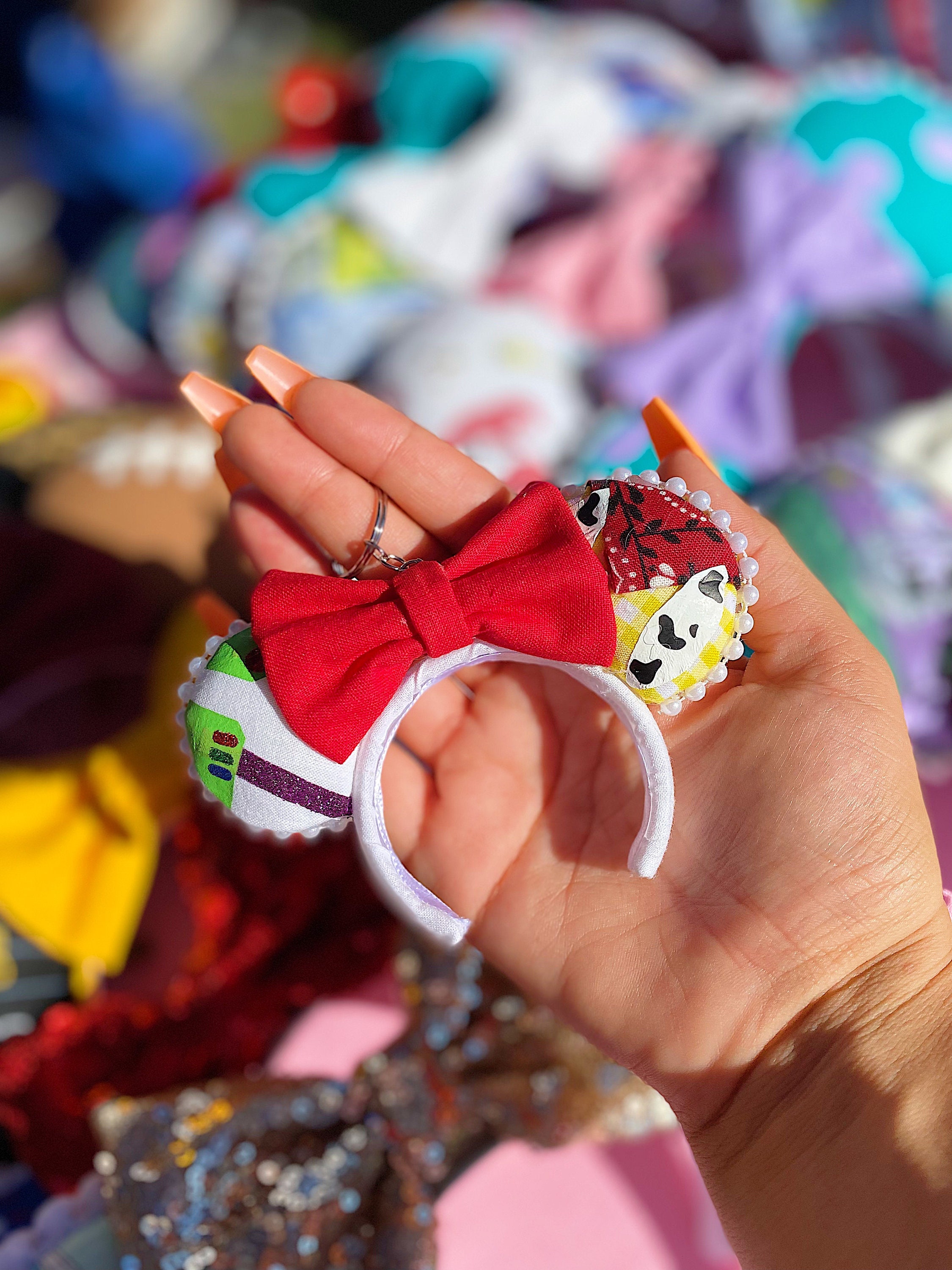 Toy Story Mickey Ears Toy Story Keychain Mickey Ears - Etsy