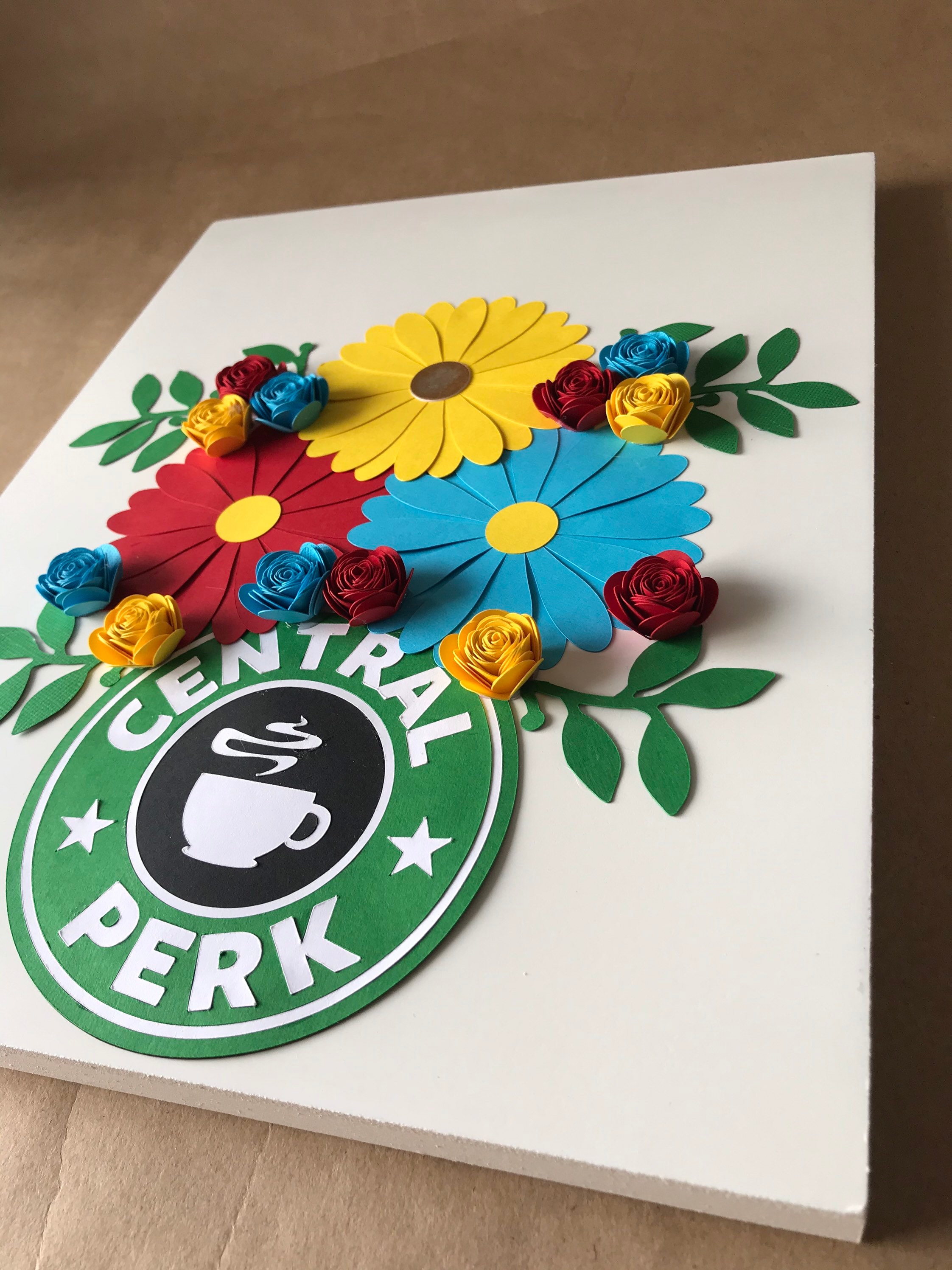 FRIENDS FLOWER FRAME | Friends Tv | Central Perk Coffee | Home Decor ...