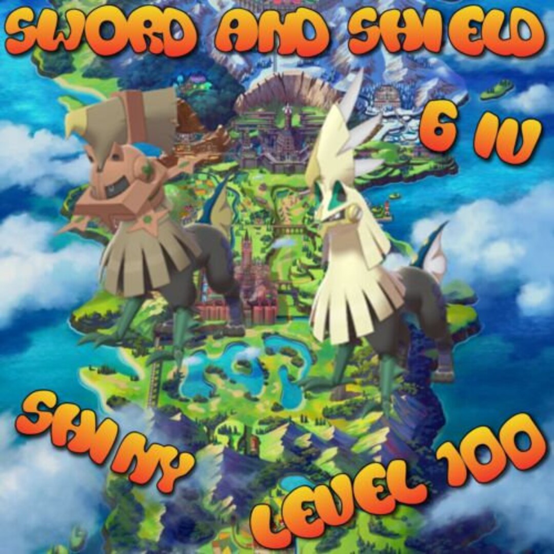 Pokemon Sword and Shield / Shiny Type: Null and Silvally - Etsy