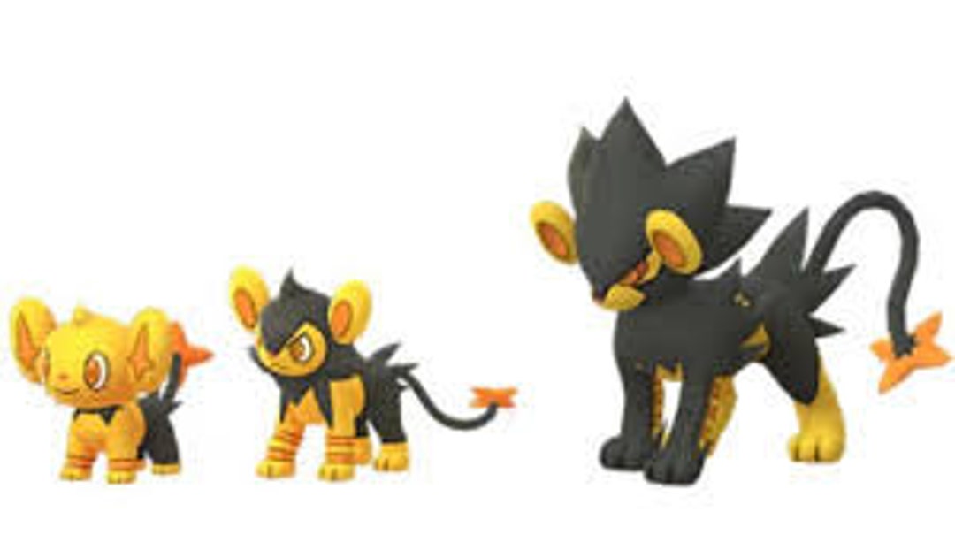 Pokemon Sword And Shield Shiny Shinx Luxio And Luxray Set Etsy