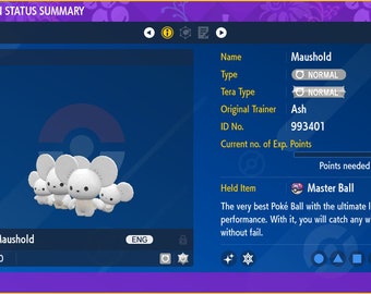 Shiny Maushold - Etsy