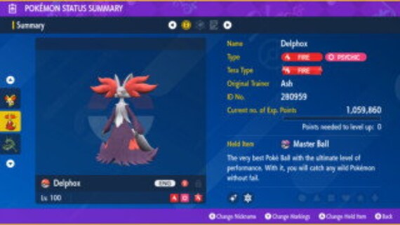Delphox Shiny