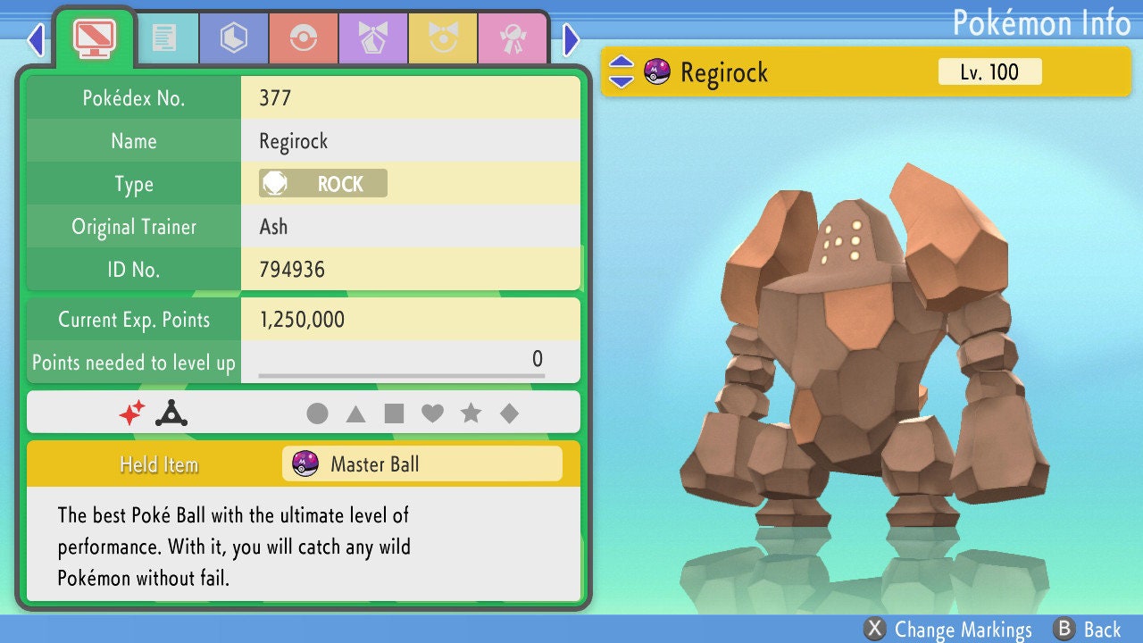 Pokemon Shiny Regirock