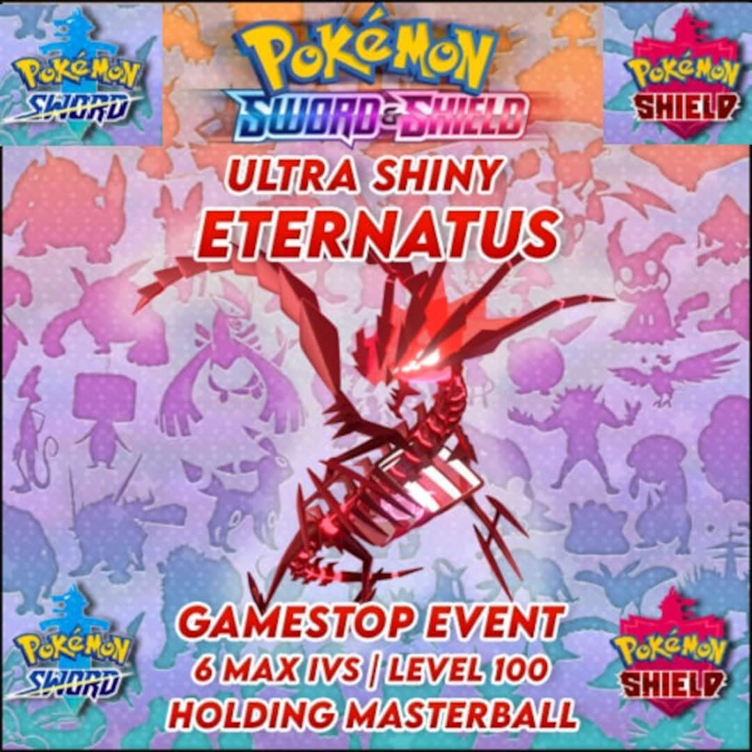 Pokemon Sword and Shield / Ultra Shiny Event ETERNATUS / 6IV / - Etsy