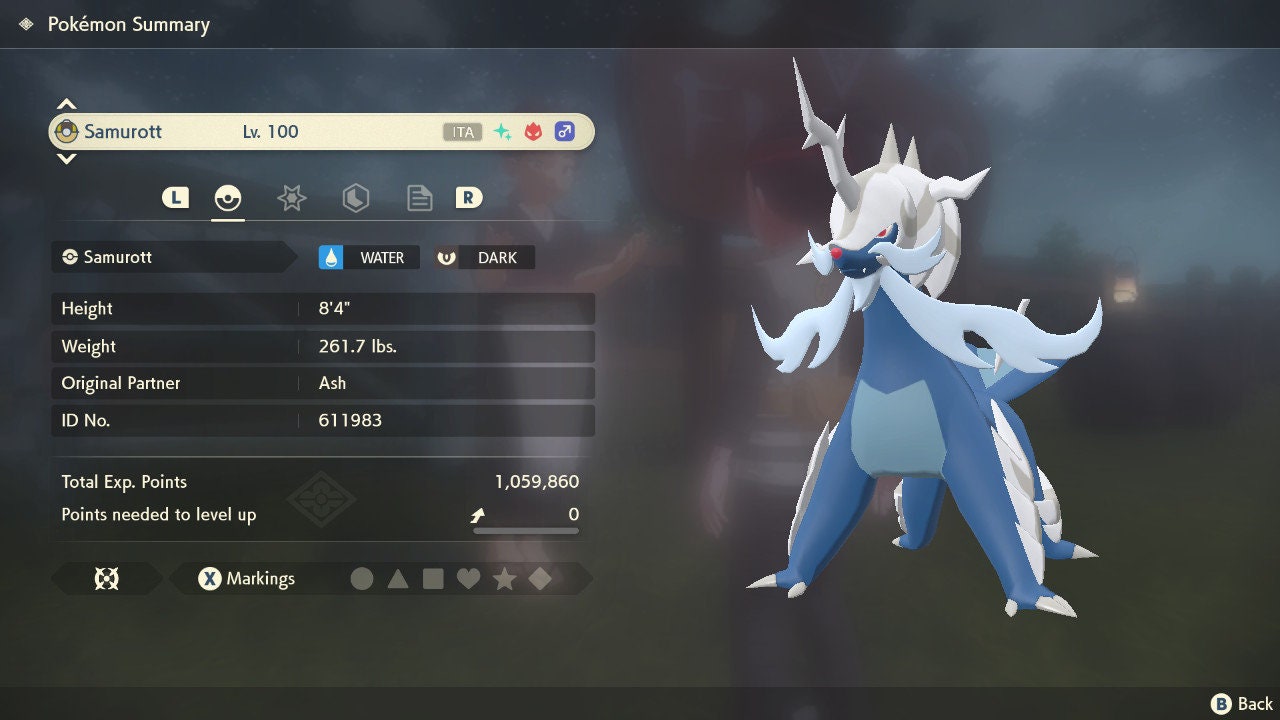 Pokemon Shiny Samurott