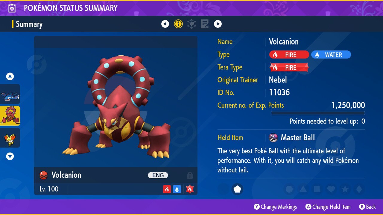 Volcanion Pokemon