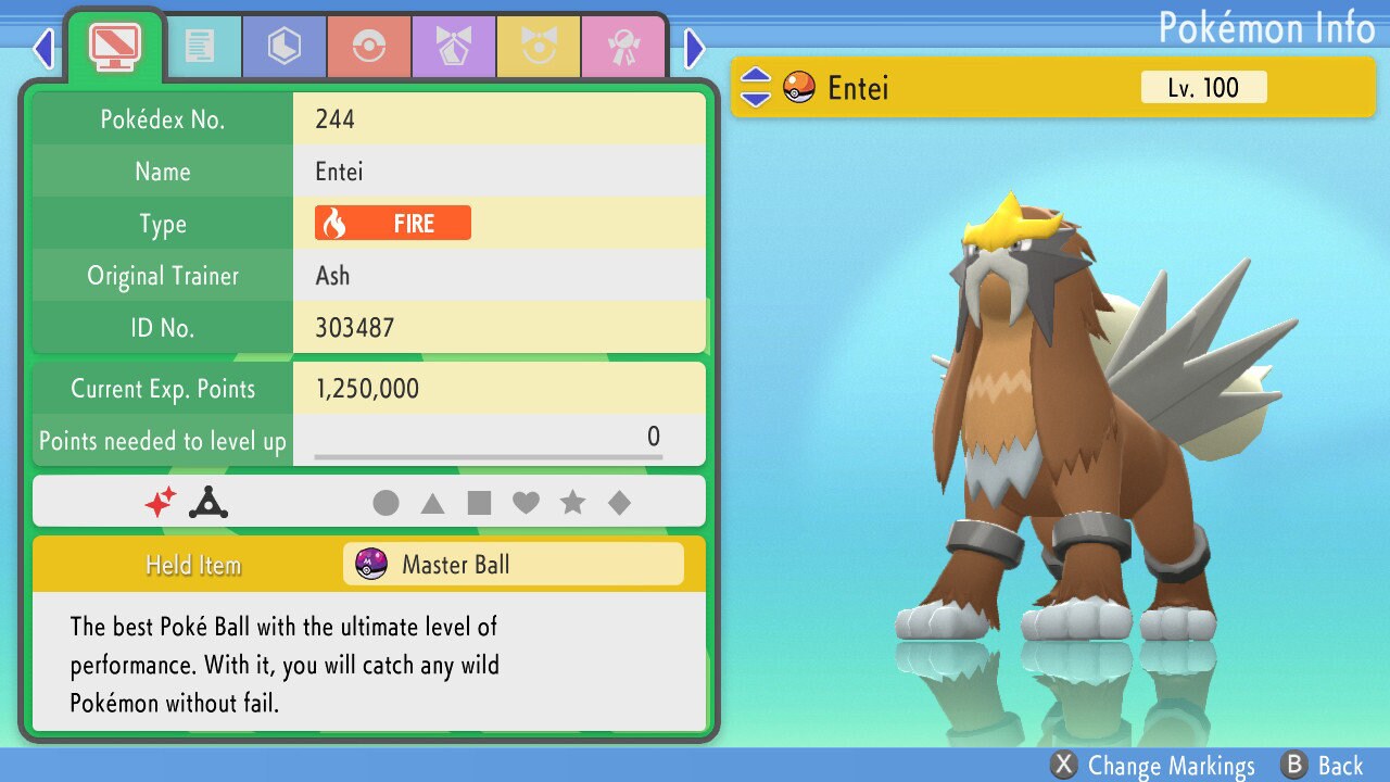 Shiny Entei Pokemon X