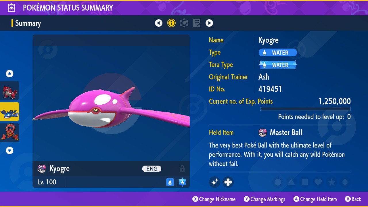 Shiny Kyogre