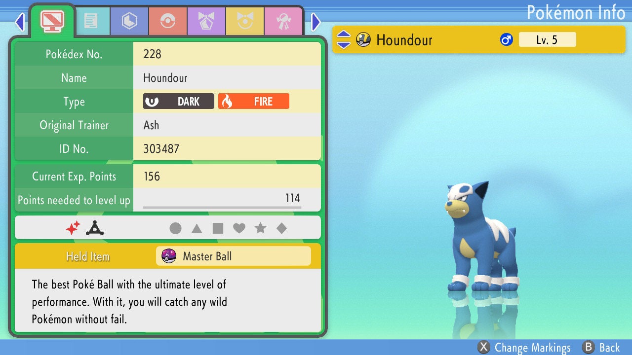 Pokemon Shiny Houndour