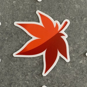 Maplestory Maple Leaf Sticker - Etsy