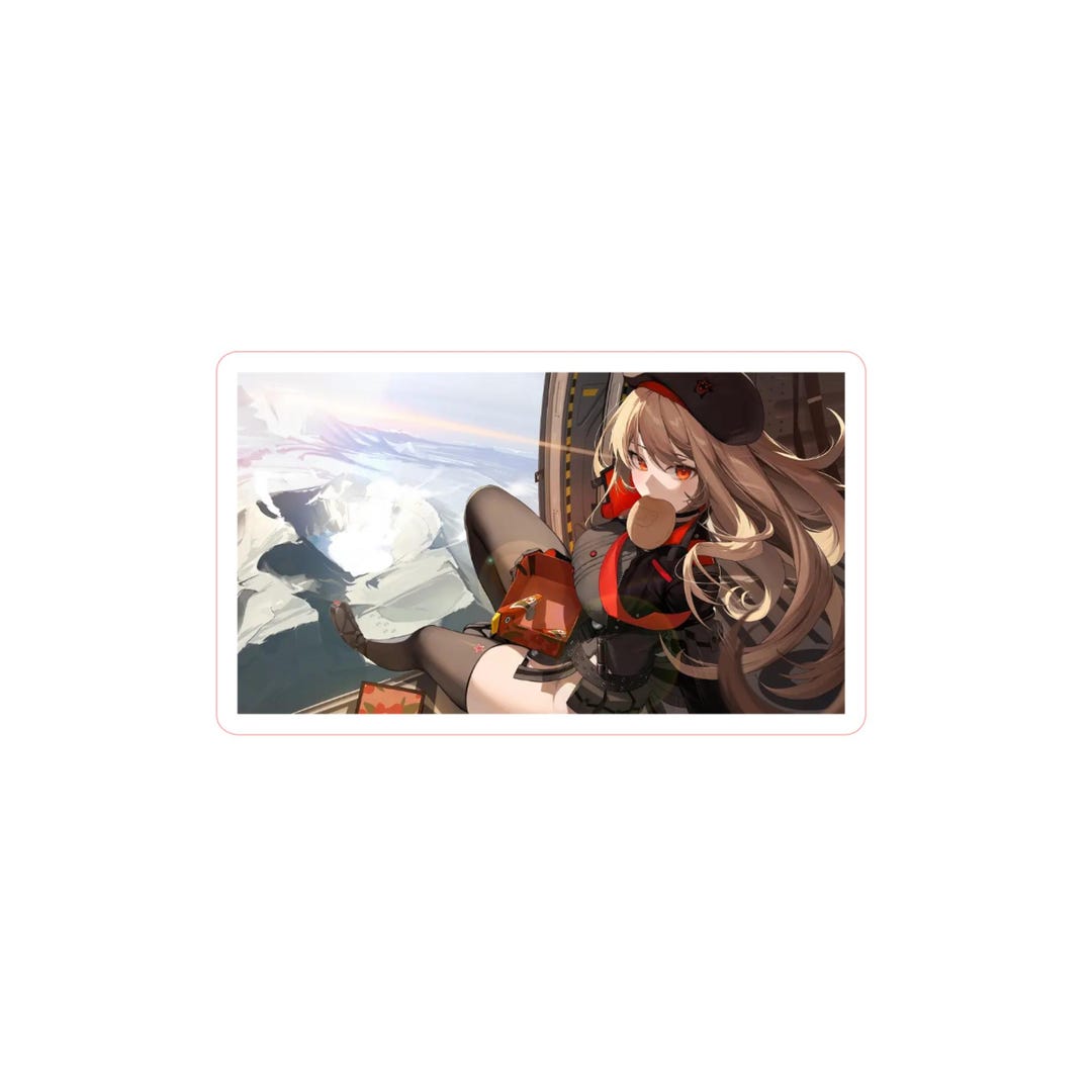 Nikke "grim Reaper" Rapi Bread in Mouth, Goddess of Victory Sticker ...