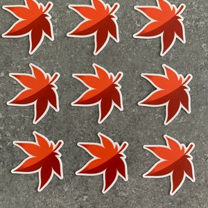 Maplestory Maple Leaf Sticker - Etsy