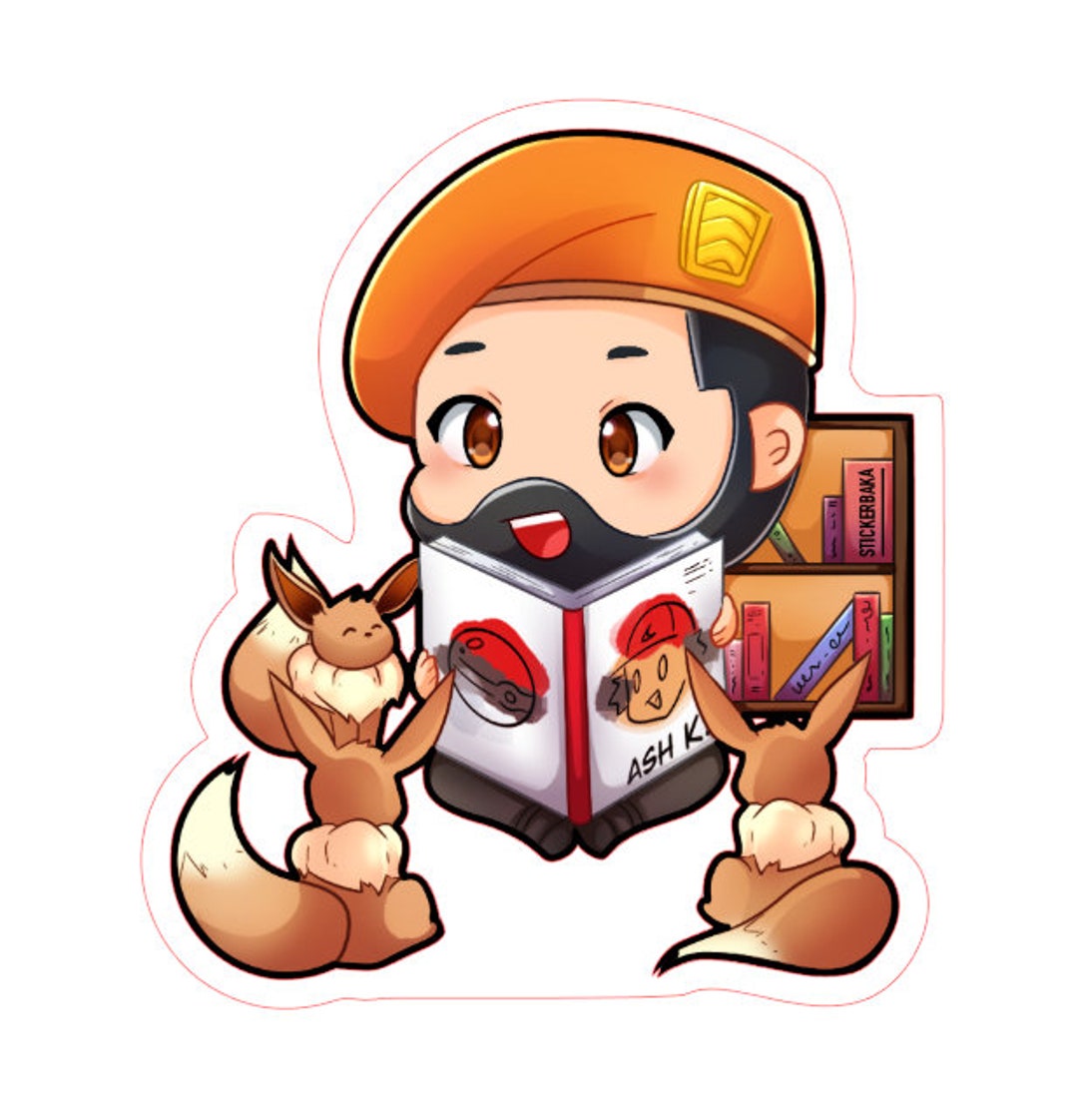Valorant X Pokemon Series: Brim With Eevee Daycare Sticker - Etsy