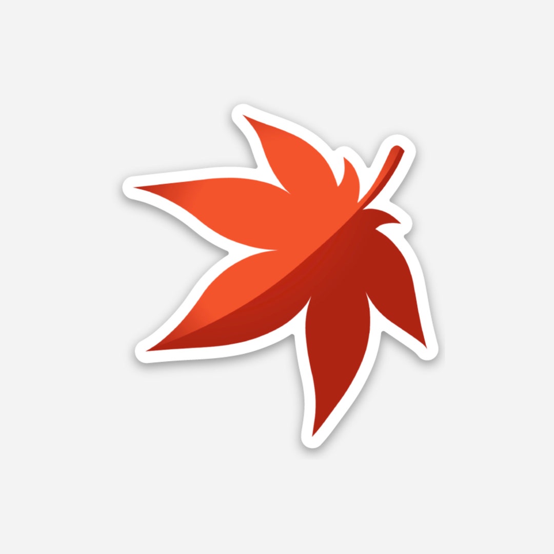 Maplestory Maple Leaf Sticker - Etsy