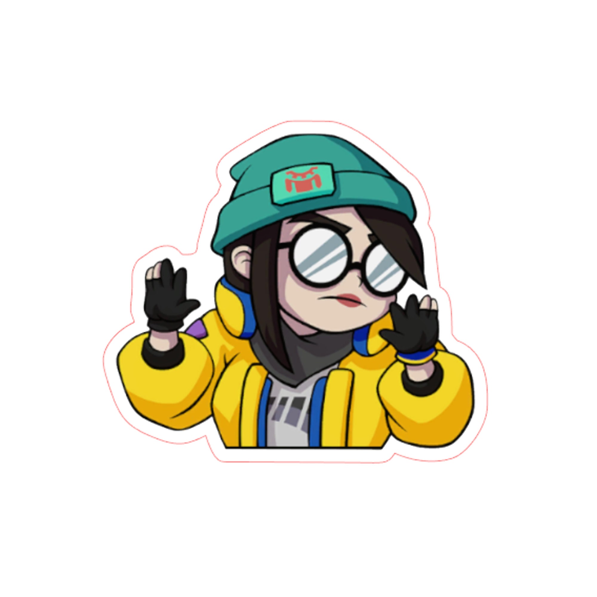 Valorant Killjoy Hold Up Spray Valorant Spray Jett Valorant - Etsy Italia