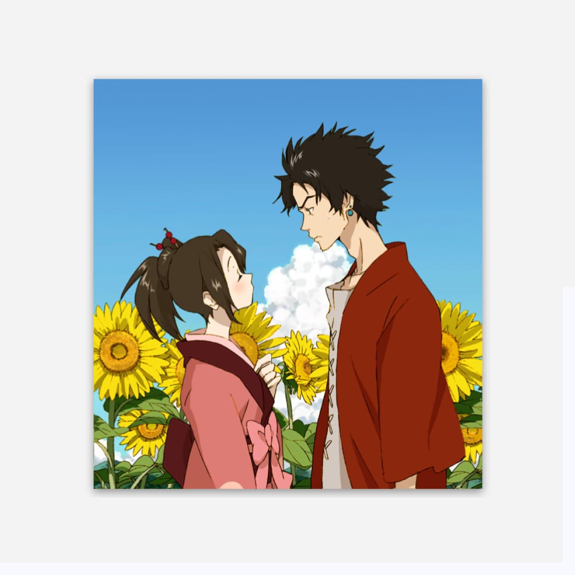Samurai Champloo Mugen & Fuu Sunflower Garden Scene Anime | Etsy