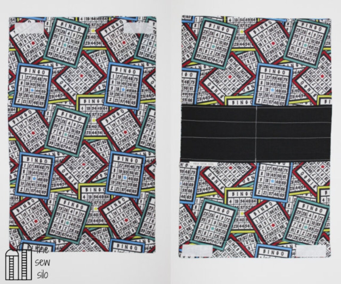 Fabric Playing Card Holder | Bingo Pull Tab Holder | Colorful Bingo ...