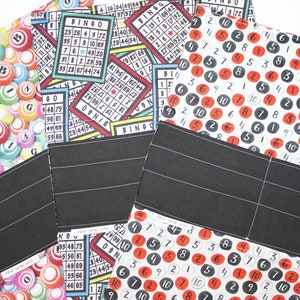 Fabric Playing Card Holder | Bingo Pull Tab Holder | Colorful Bingo ...