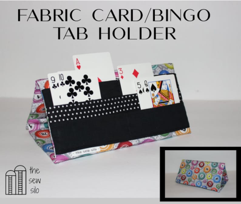 Fabric Playing Card & Bingo Tab Holder | Bingo Balls - Mexican Lotteria ...