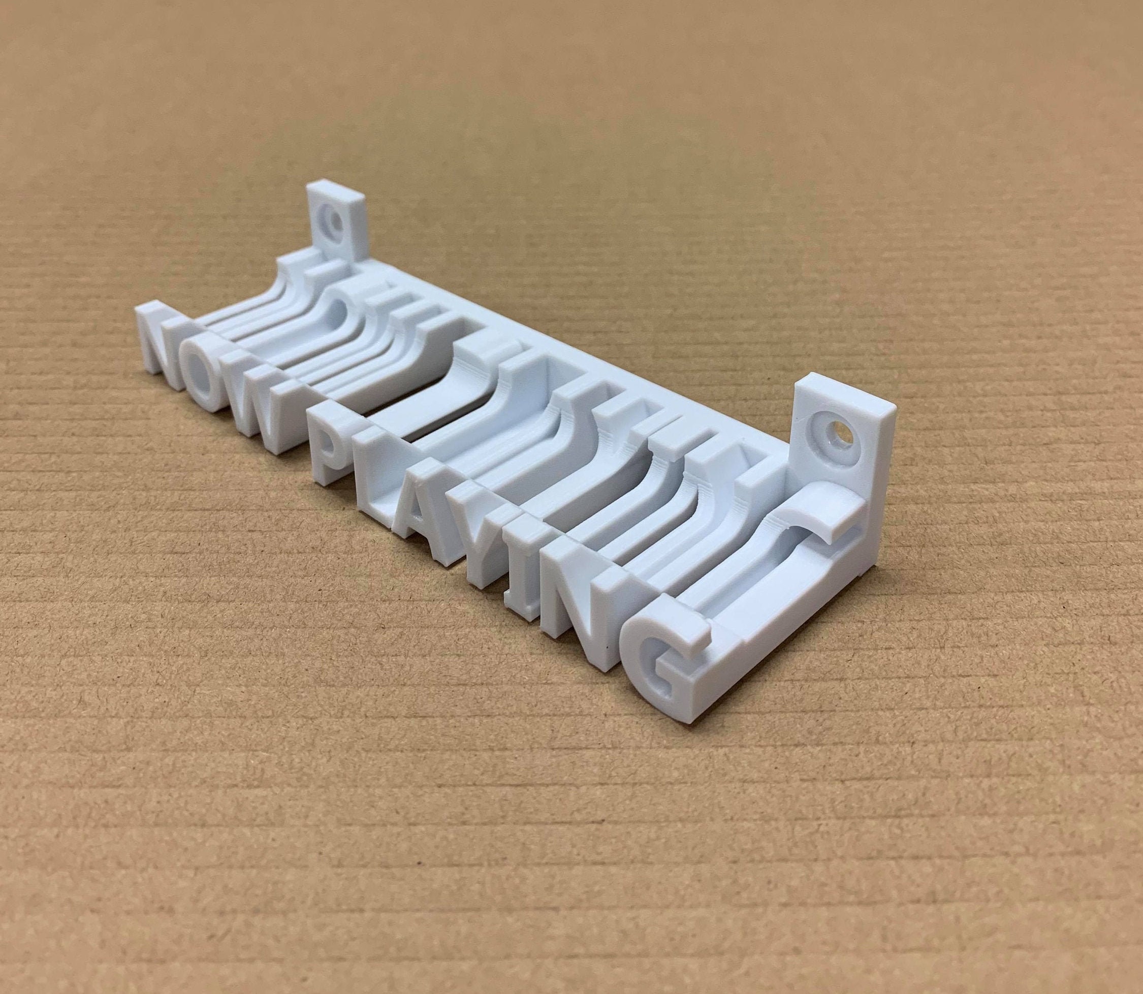 NOW PLAYING Vinyl Record Music Display Wall Mount Rack 3D | Etsy