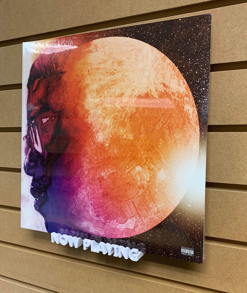 NOW PLAYING Vinyl Record Music Display Wall Mount Rack 3D | Etsy