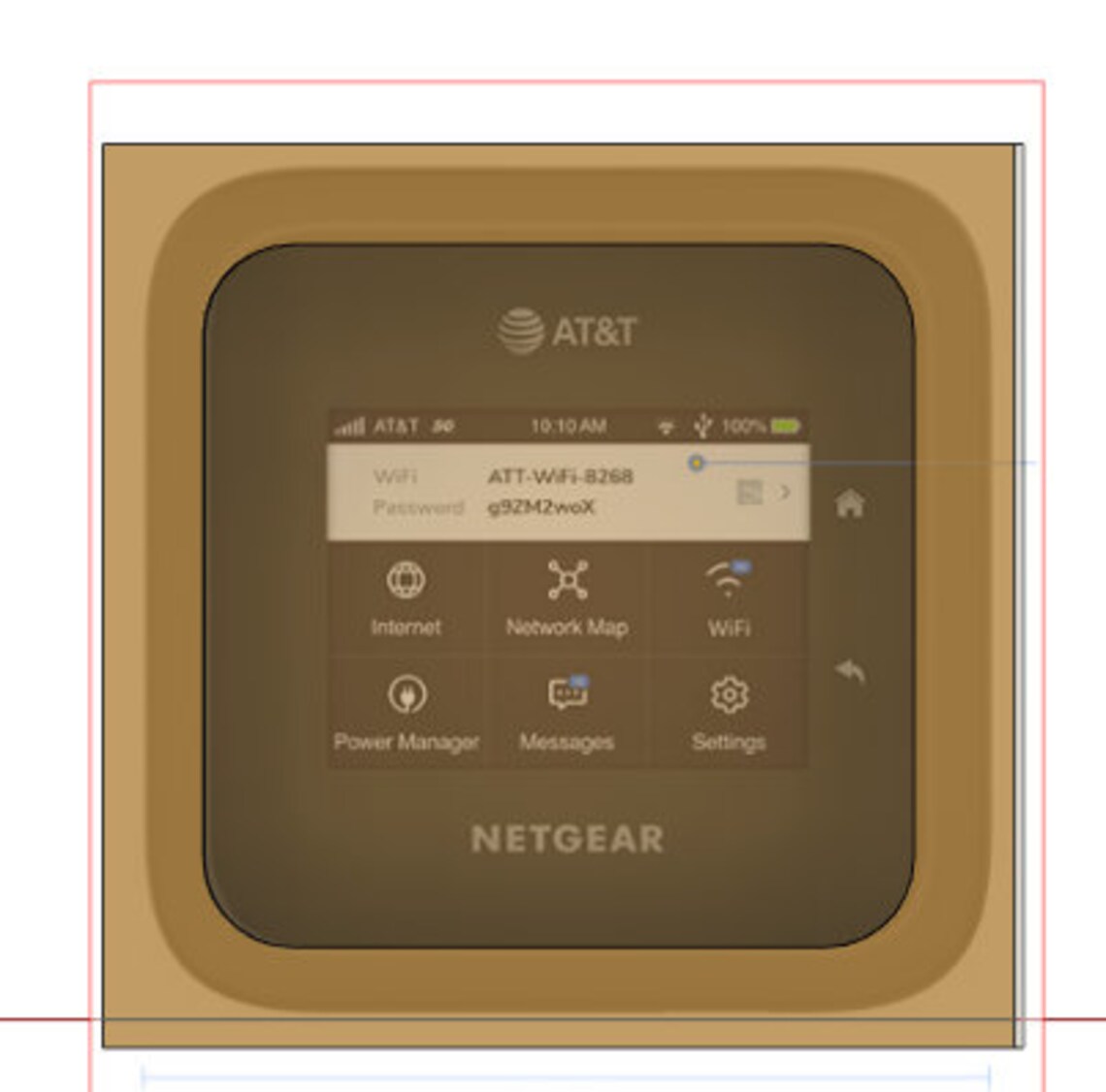 Wall Mount Case for NETGEAR Nighthawk M6 MR6500 Mobile Hotspot - FULL ...