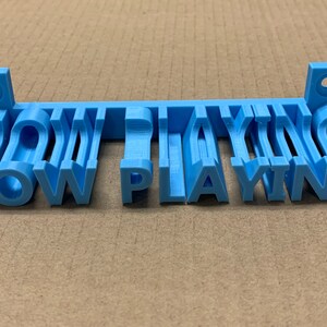 NOW PLAYING Vinyl Record Music Display Wall Mount Rack - 3D Printed - Etsy