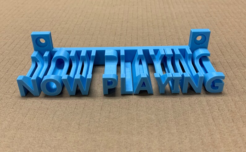 NOW PLAYING Vinyl Record Music Display Wall Mount Rack 3D | Etsy