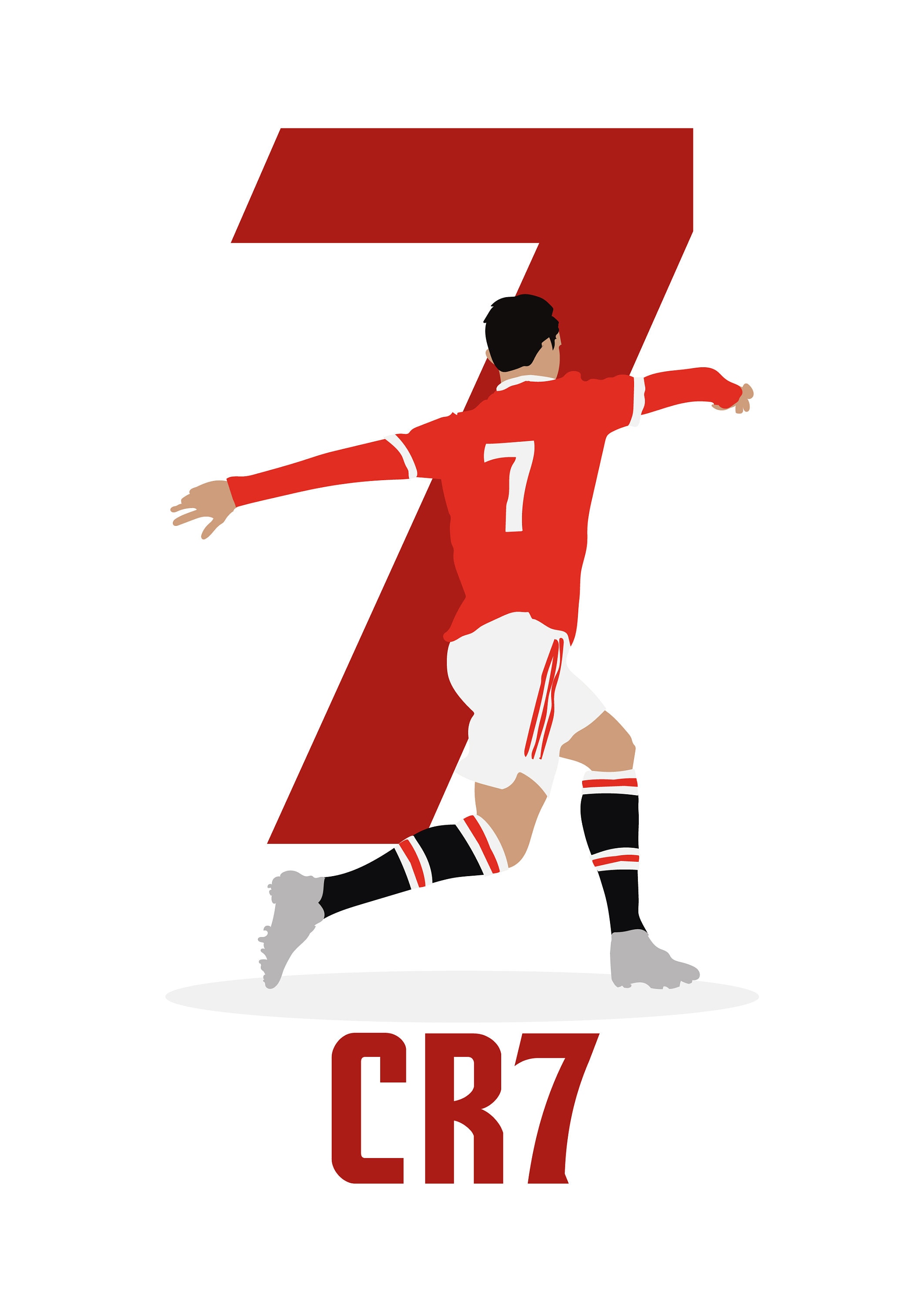 DIGITAL: Cristiano Ronaldo CR7 SUIII White Man United. Set - Etsy Australia