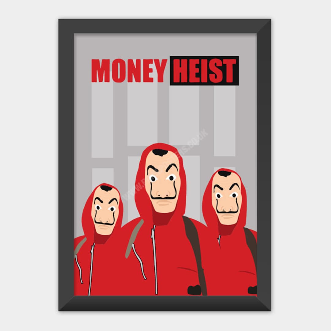 Money Heist Masks Poster Print Art - Etsy