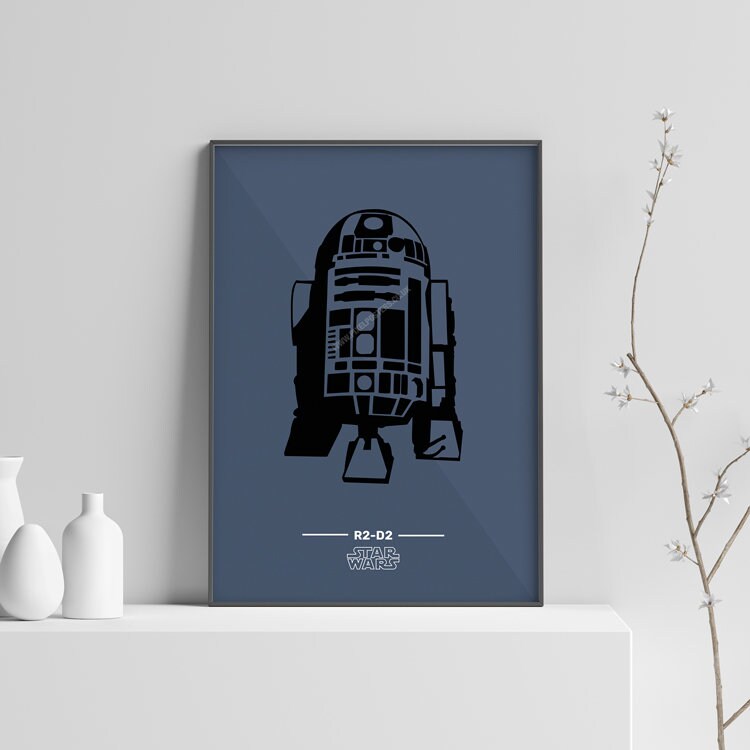 Star Wars R2-D2 Poster Print Art - Etsy