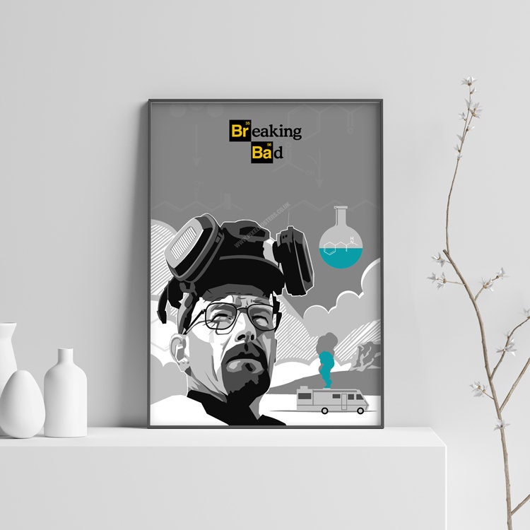 Arte impreso del póster de Breaking Bad Science - Etsy España