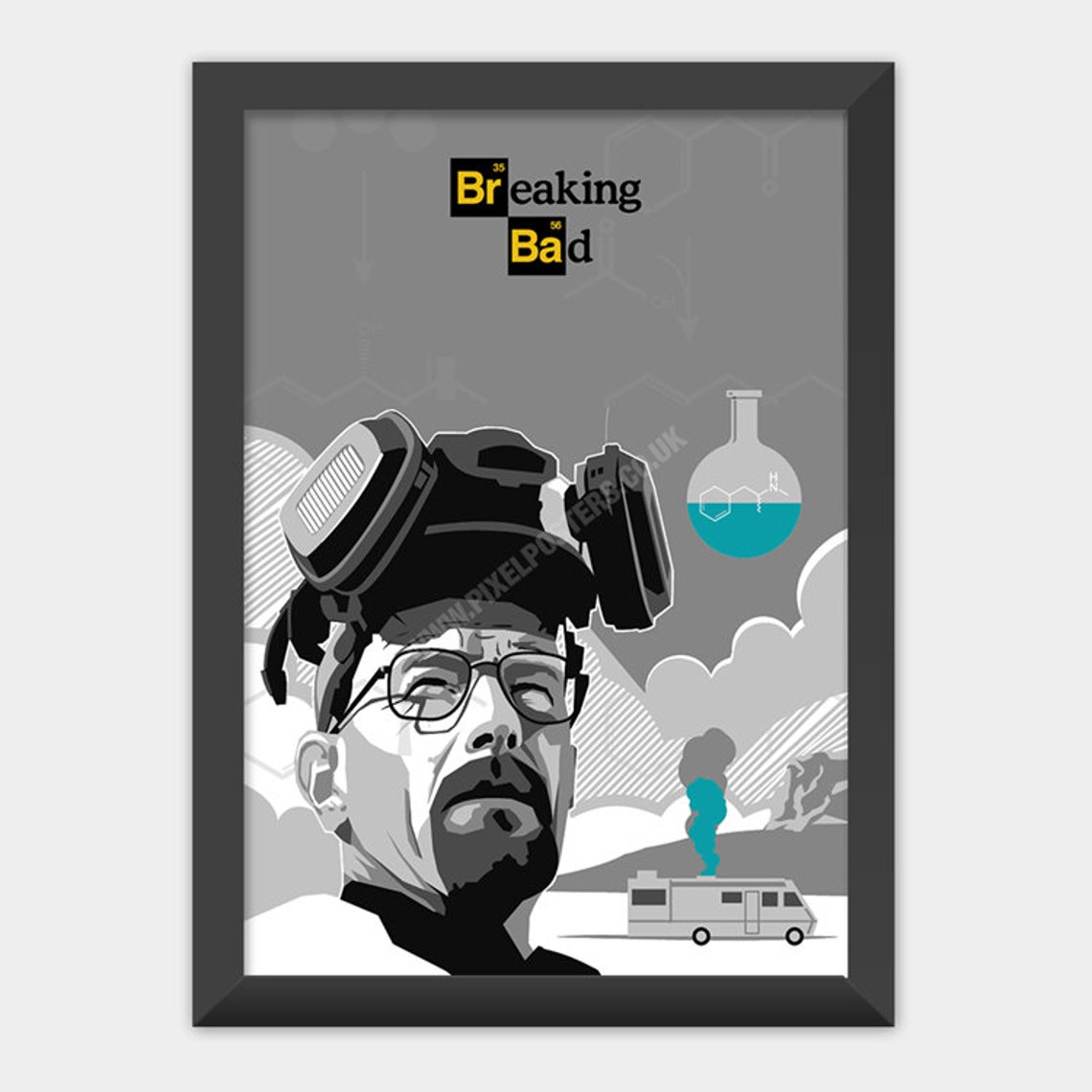 Arte impreso del póster de Breaking Bad Science - Etsy España