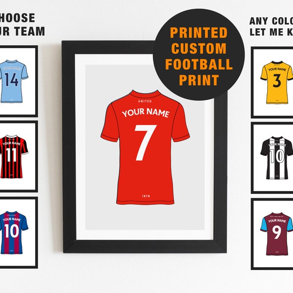 Football Shirt Frame - Etsy UK