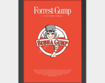 Bubba Gump Poster - Etsy