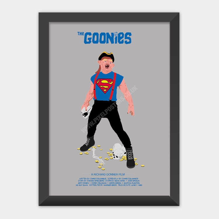 PRINTED: the Goonies Sloth Poster Print Art - Etsy