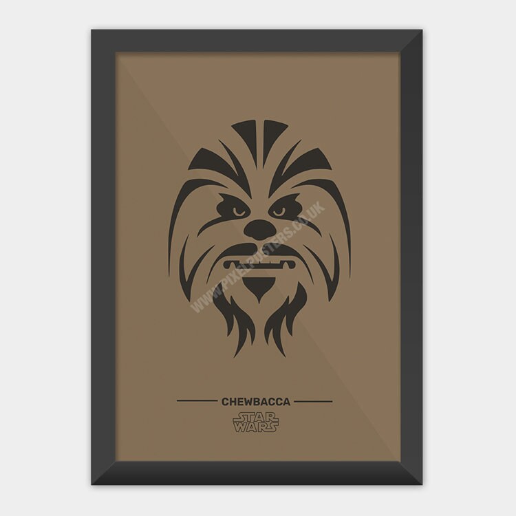 Star Wars Chewbacca Poster Print Art - Etsy