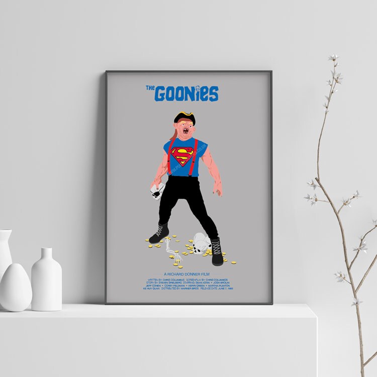PRINTED: the Goonies Sloth Poster Print Art - Etsy