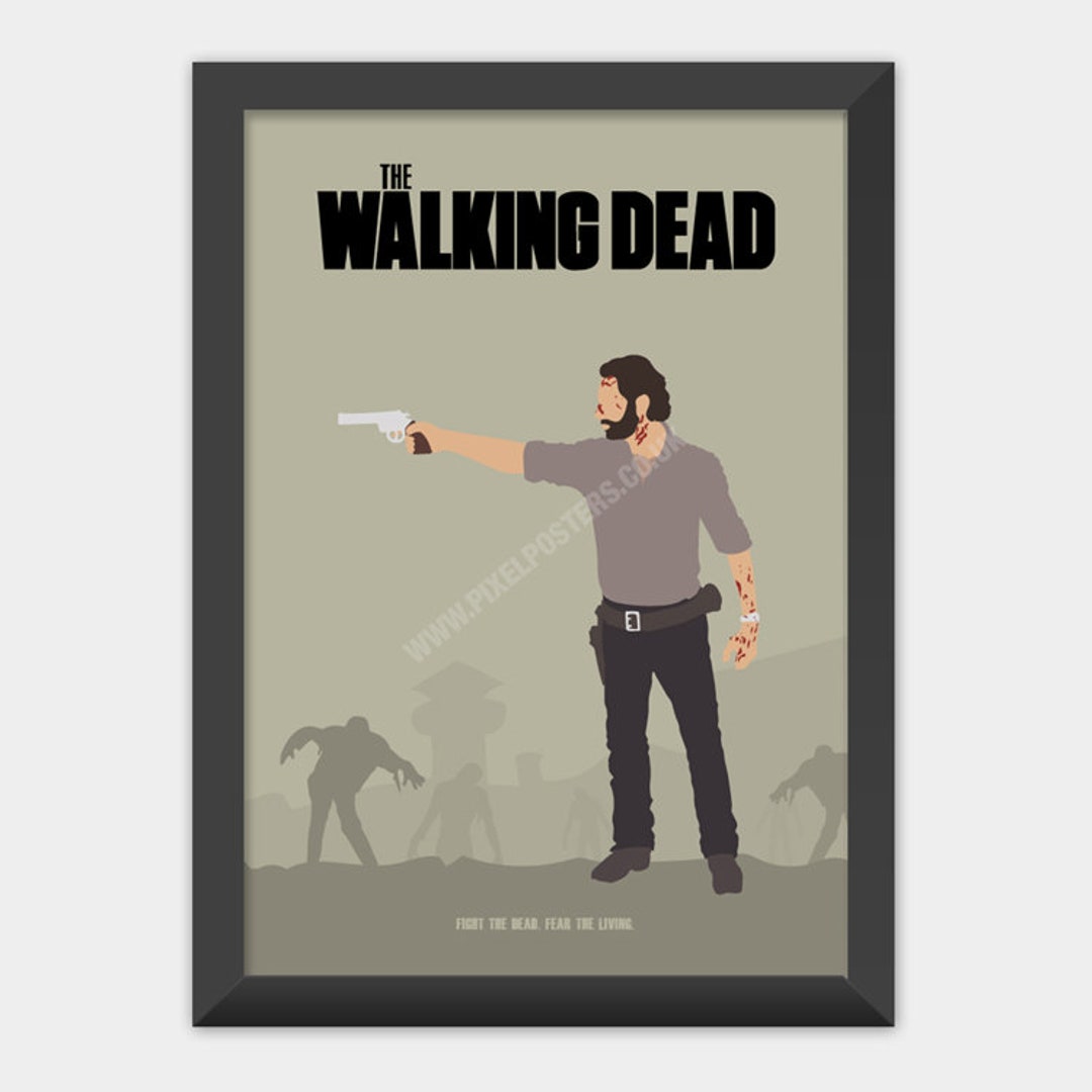 The Walking Dead Rick Classic Poster Print Art - Etsy