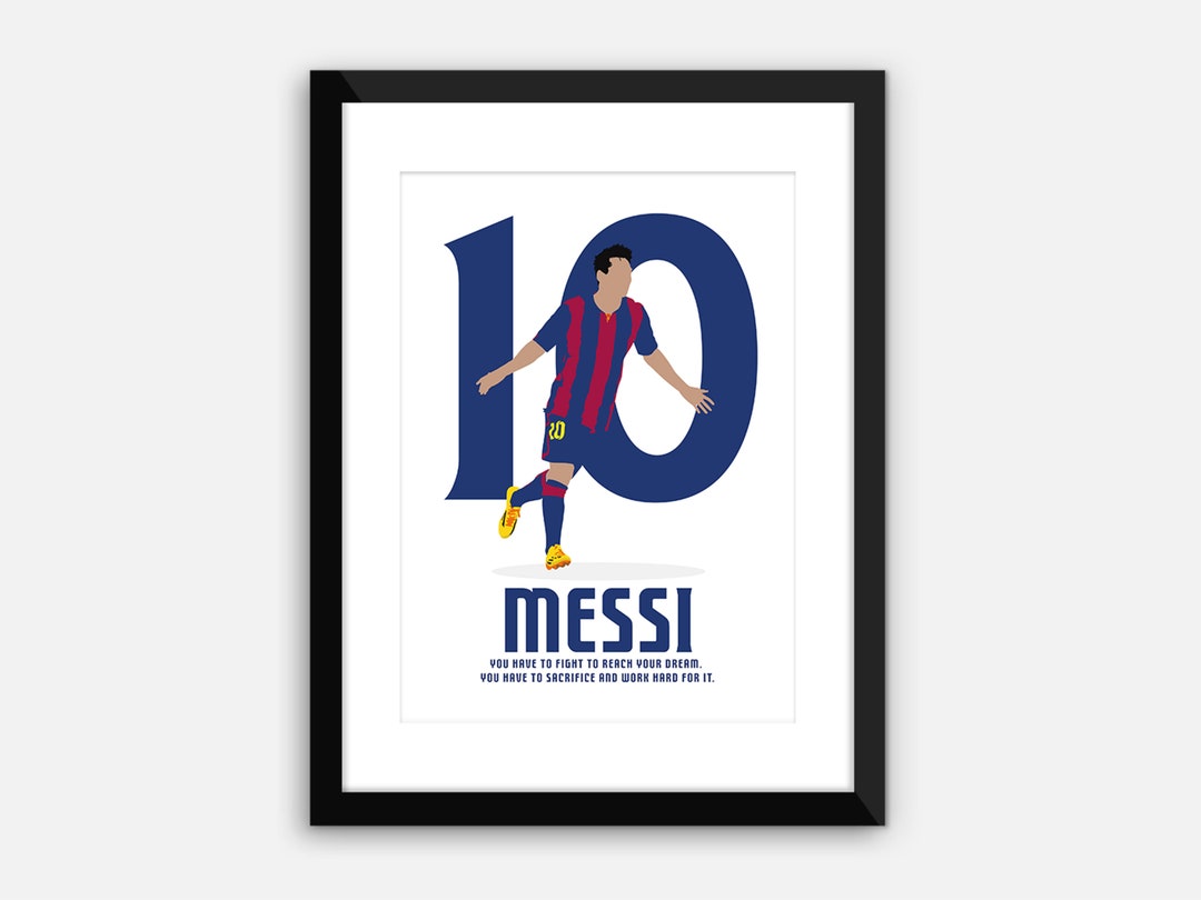 DIGITAL: Lionel Messi, Barcelona, 10. Instant Download, Digital Print ...