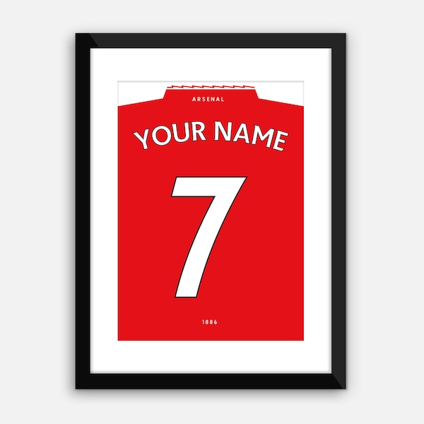 Arsenal Number - Etsy