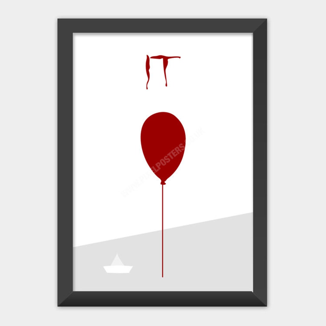 It Red Balloon Poster Print Art - Etsy