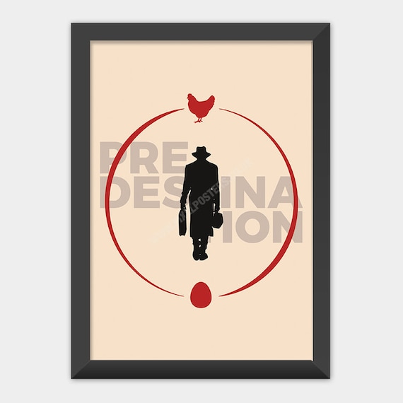 Predestination Black Red Poster Print Art | Etsy