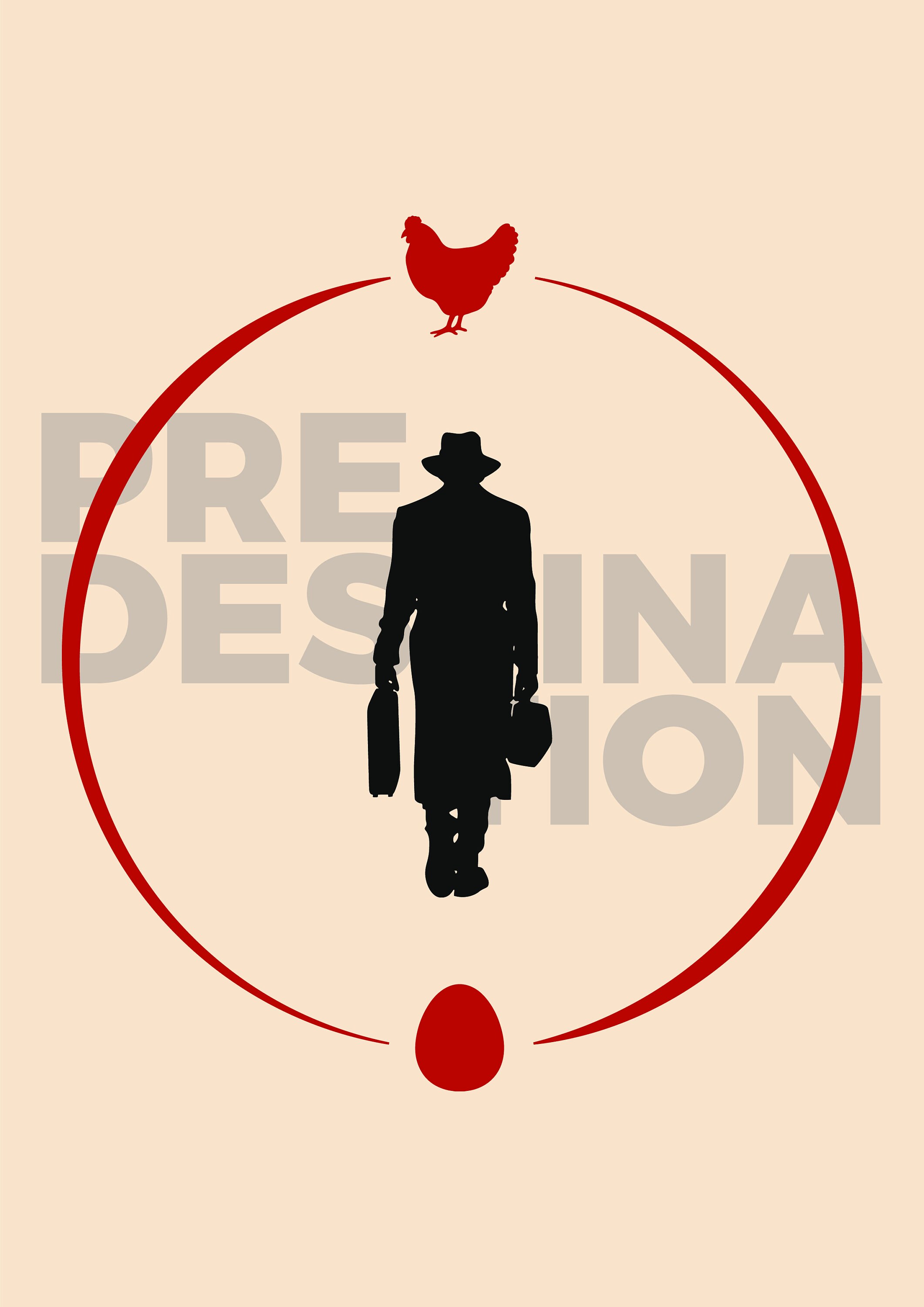 Predestination Black Red Poster Print Art - Etsy