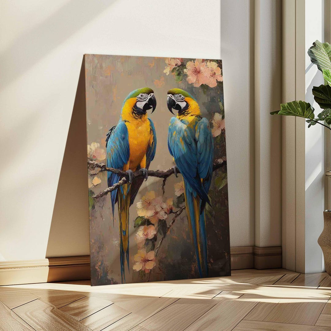 Macaw Oil Painting,macaw Prints,parrot Oil Painting,parrot Prints ...