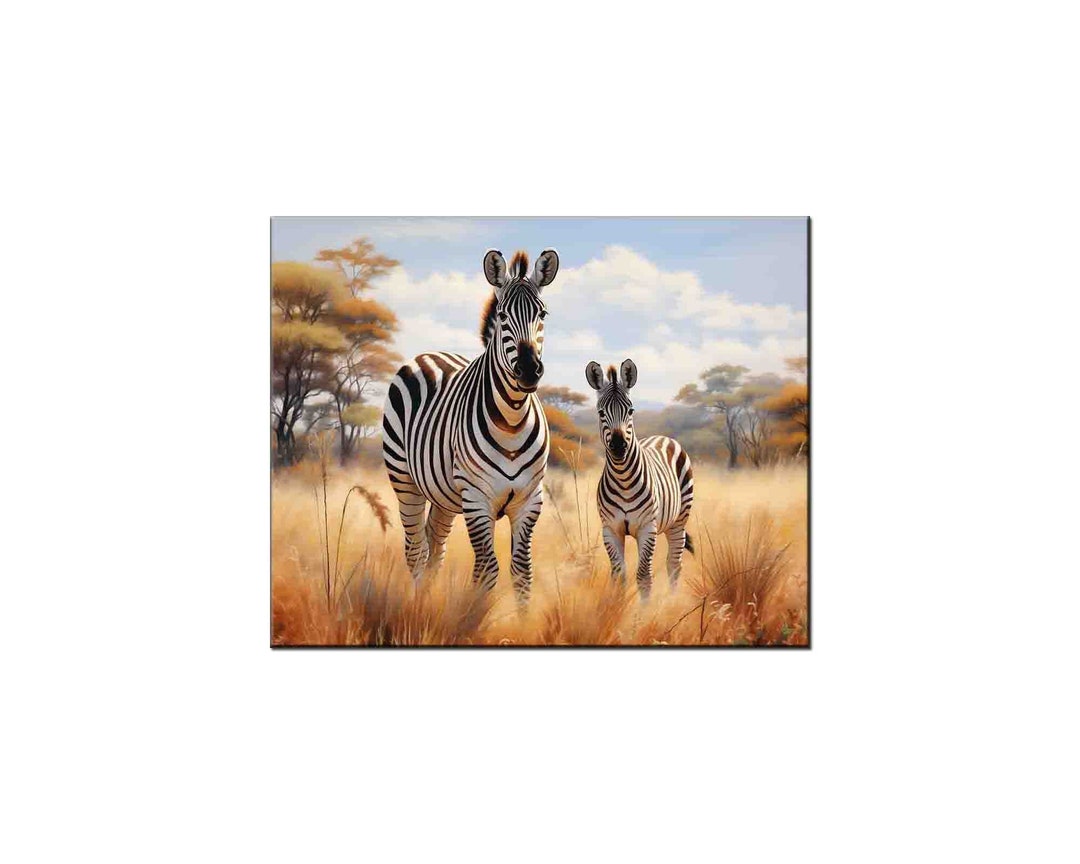 Zebra Painting,zebra Oil Painting,zebra Animal Print,zebra Oil Painting ...